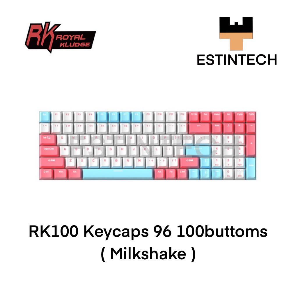 Keycap (คีย์แคป) RK100 Keycaps 96 100Buttons (Milkshake) ของใหม่ ...