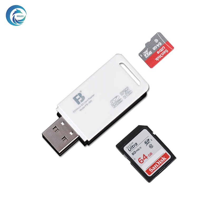 MGBB การ์ดรีดเดอร์ USB3.0 USB2.0 2 in 1 TF / SD ขนาดเล็ก 2-in-1 Card ...