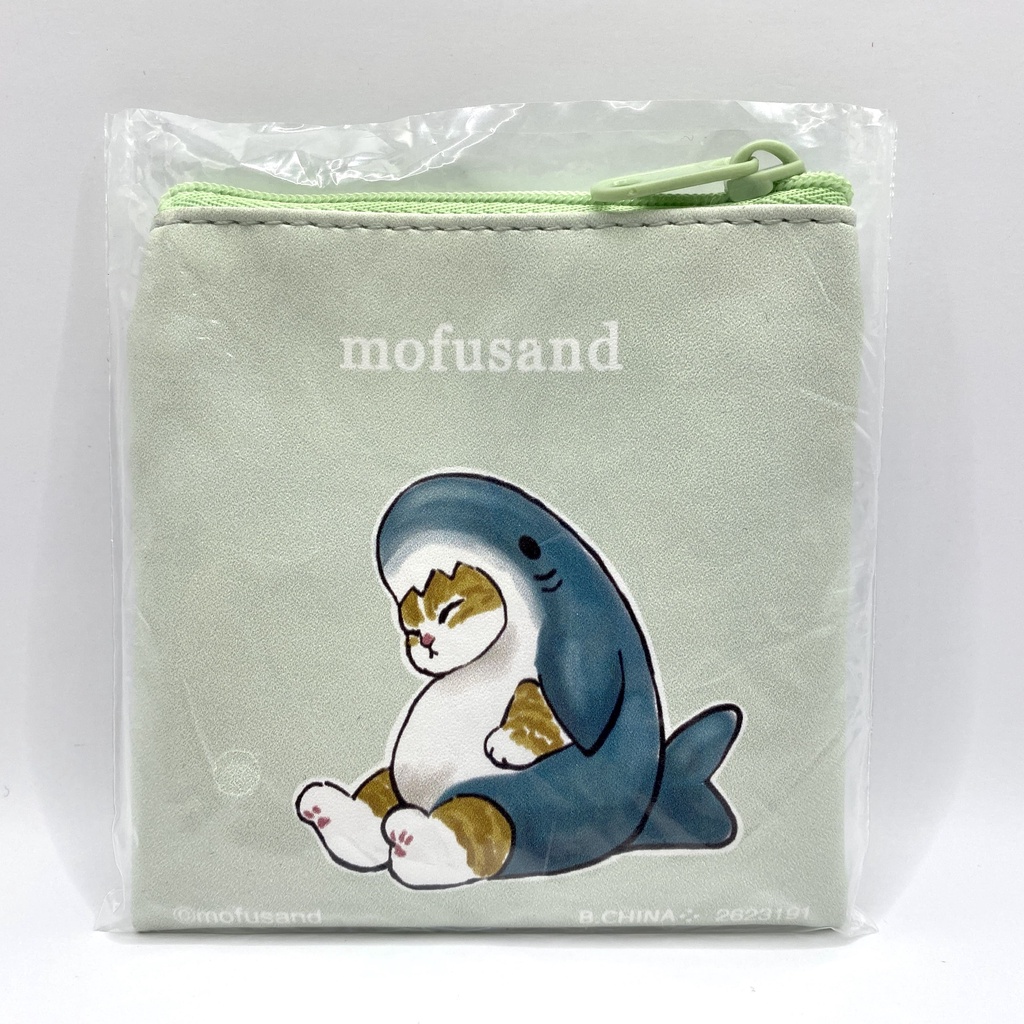 Mofusand น้องแมวฉลาม กระเป๋าสตางค์ Mofusand Shark Cat Wallet กระเป๋าตัง ...