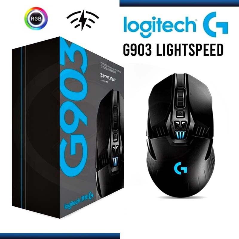 เมาส์เกมมิ่งไร้สาย Logitech G903 Lightspeed Wireless Gaming Mouse 2y ...