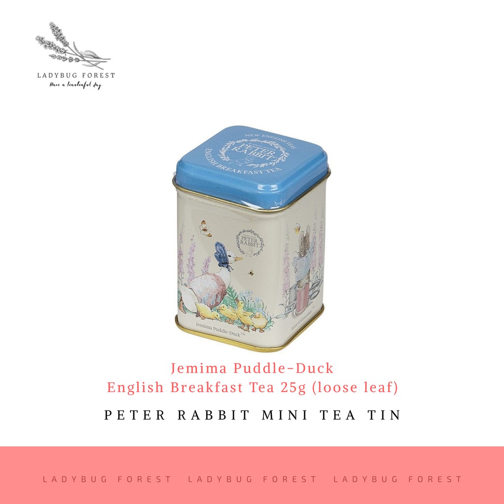 [พร้อมส่ง] Peter Rabbit Mini Tea Tin New English Teas Beatrix Potter ชา ...