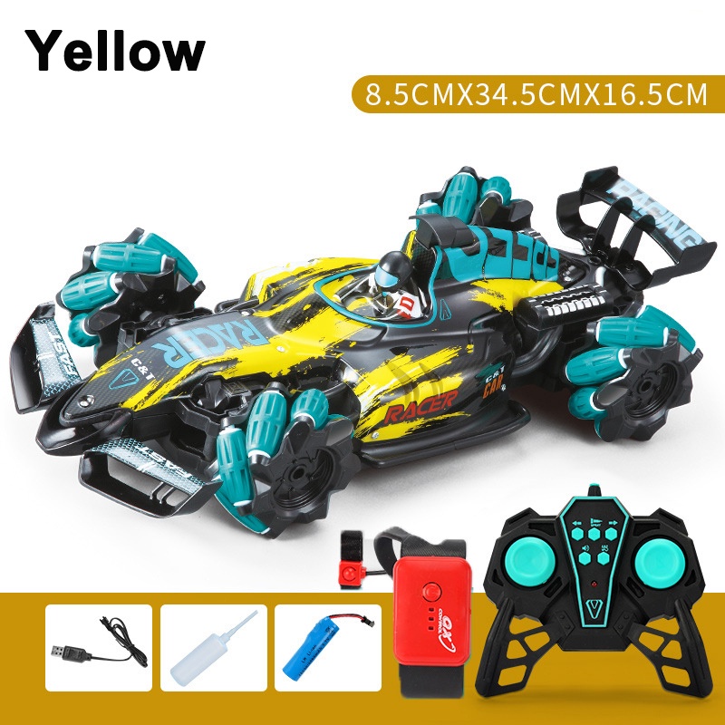 Rc Formula 1 Car Remote Control 4WD Spray Drift Racing Car Watch ...