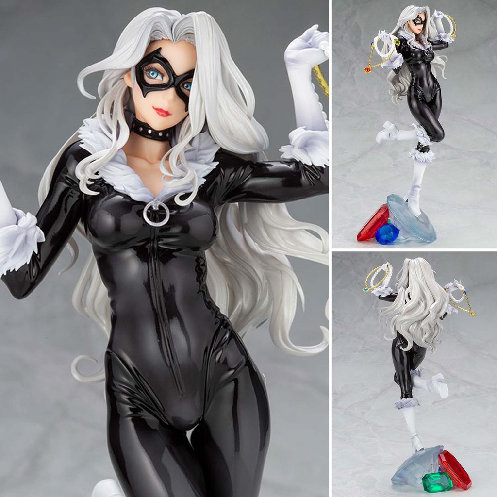 Figure ฟิกเกอร์ Bishoujo Comics Marvel Universe จักรวาลภาพยนตร์ มาร์เวล Black Cat Felicia Hardy ...