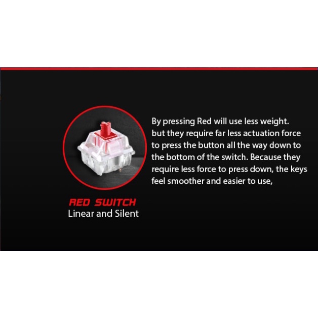 คีย์บอร์ด EGA Type K101 Lite Gaming Keyboard Mechanical Switch ...