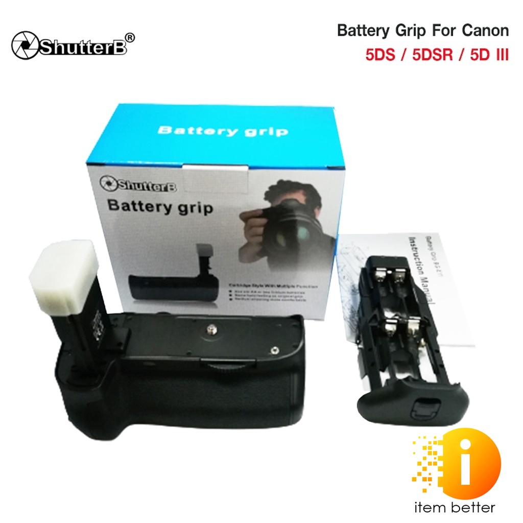 Battery Grip Shutter B รุ่น CANON 5DS/5DSR/5D Mark III (BG-E11 Replacement) | Shopee Thailand