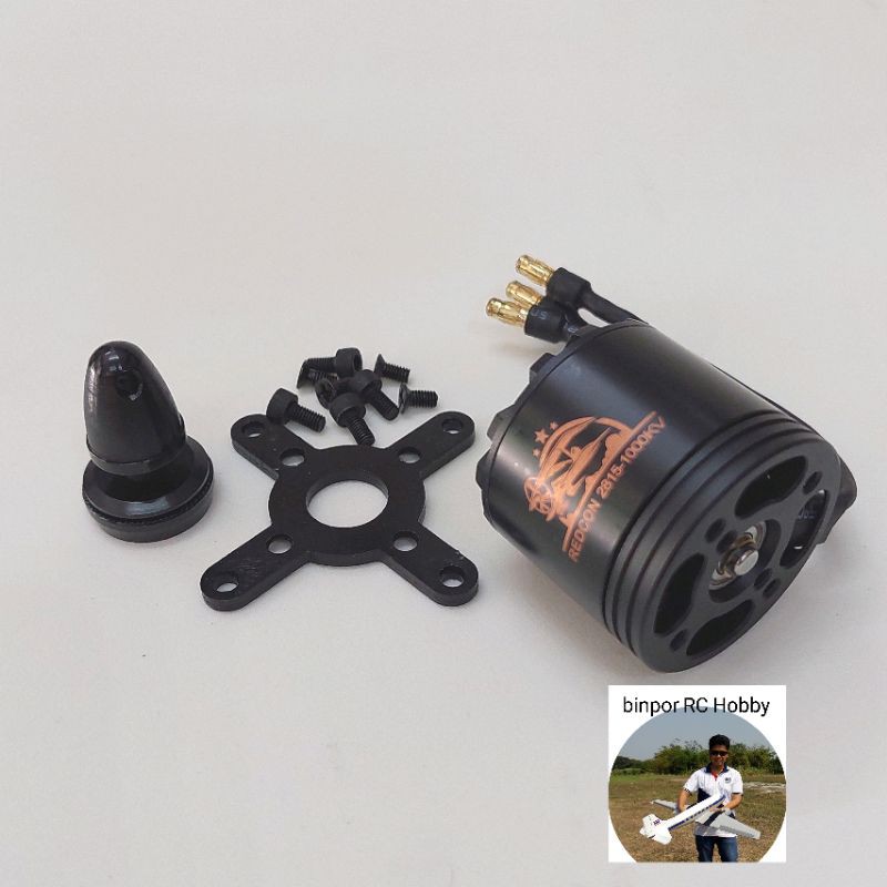 มอเตอร์ Redcon 2815/1000 KV ใช้สปีด 50A ขึ้นไป ใช้ใบพัด 11-12 นิ้ว ...