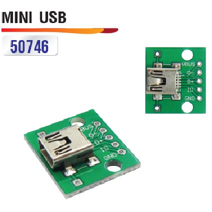 Mini USB Female adapter PCB 5 pin | Shopee Thailand
