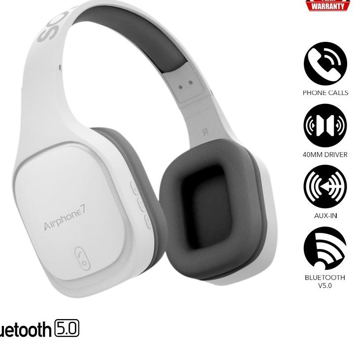 . Sonicgear Airphone 7 หูฟังบลูทูธพร้อมไมโครโฟนในตัว - รับประกัน 1 ...