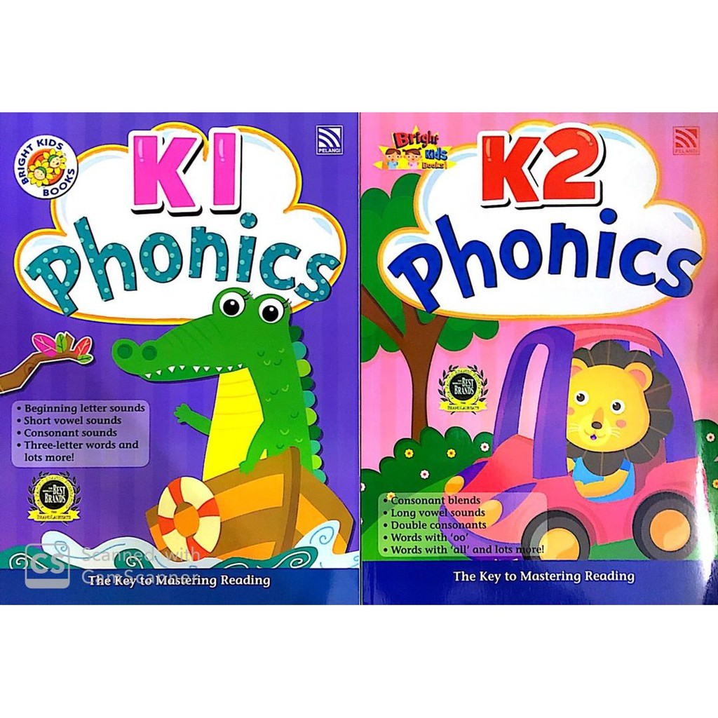 [FB] Bright Kids Books: K1 & K2 Phonics 2020 | Shopee Thailand