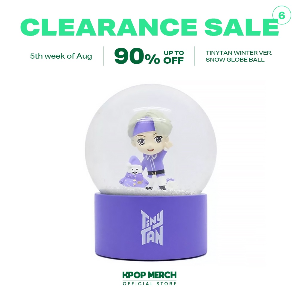 BTS Tinytan Winter Snow Globe, Ball (BTS POP-UP Space of BTS) | Shopee Thailand