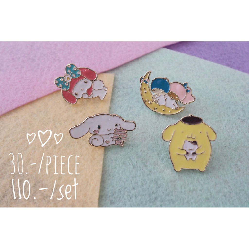 เข็มกลัด Sanrio pin set | Shopee Thailand