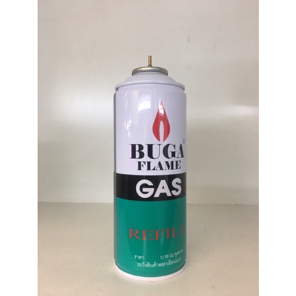 แก๊สกระป๋อง แก๊สเติมไฟแซ็ก บูก้า 375ml BUGA FLAME GAS | Shopee Thailand