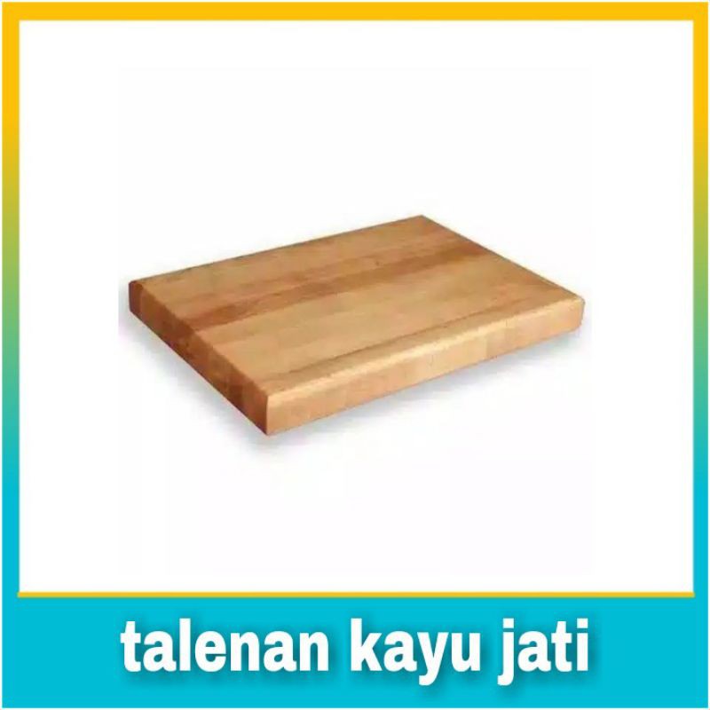 Kayu เขียงไม้ไม้สัก adoan กระดานไม้ 40x30x3 ซม. | Shopee Thailand
