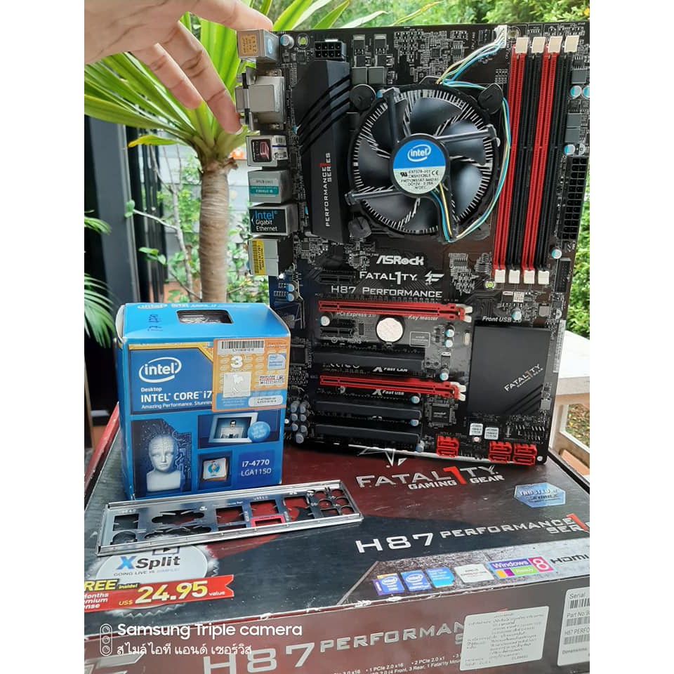ชุด i7 4770 พร้อม MB Asrock Fatal1ty H87 Performance | Shopee Thailand
