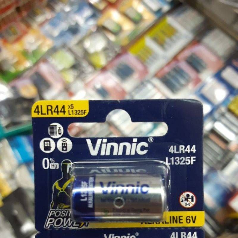 ถ่านกล้อง Vinnic อัลคาไลน์ 4LR44, 476A, 28A, L1325F 6V ของใหม่ ของแท้ ...