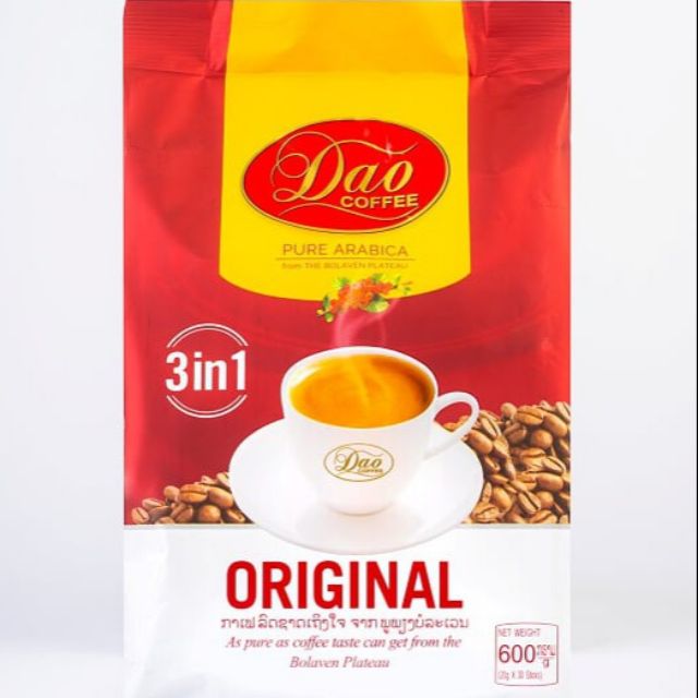 Dao Coffee กาแฟปรุงสำเร็จชนิดผงอาราบิก้านุ่มนวล นำเข้าจากประเทศลาว ...