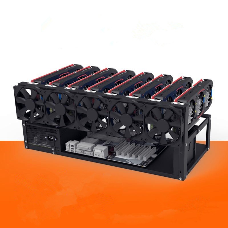 8gpu Steel Open Air Rig Case Rack 8GPU Open Air Type with Steel Graphics card Rig Frame | Shopee ...