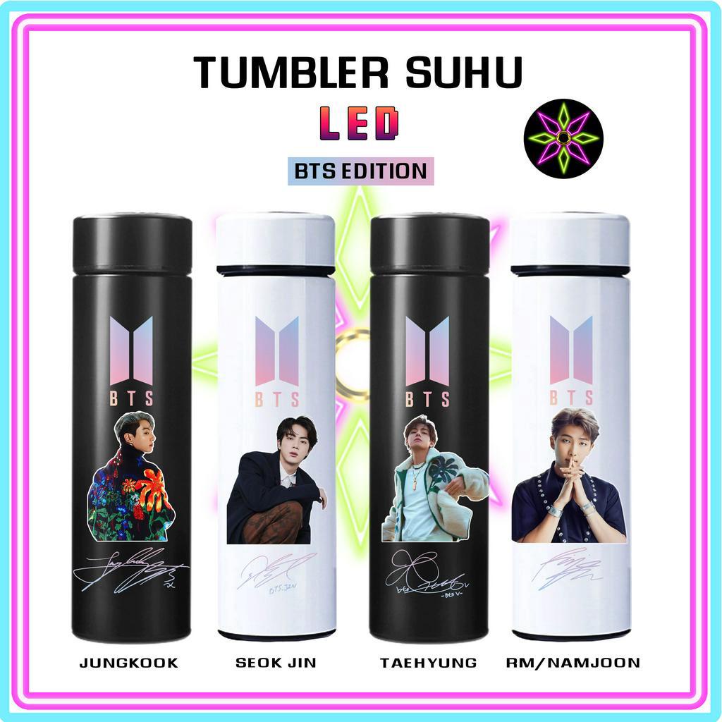 TERMOS Hikari พิมพ์ LED TUMBLER BTS ขวดดื่ม BTS THERMOS BTS BS ARMY V ...