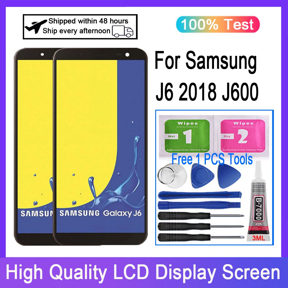 OLED สําหรับ Samsung Galaxy J6 2018 J600 J600F จอแสดงผล LCD Touch Screen Digitizer แผงเปลี่ยน ...