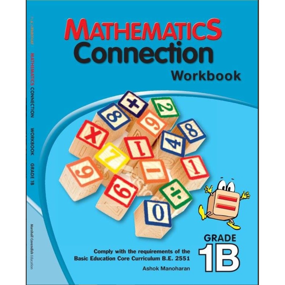 หนังสือแบบฝึกหัดคณิตศาสตร์ Mathematics Connection Workbook 1B | Shopee ...