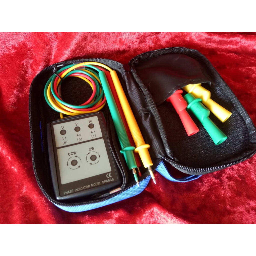 (ส่งทันที่วันรุ่งขึ้น)SP8030 3 Phase Rotation Sequence Indicator Meter ... (ส่งทันที่วันรุ่งขึ้น)SP8030 3 Phase Rotation Sequence Indicator Meter ...