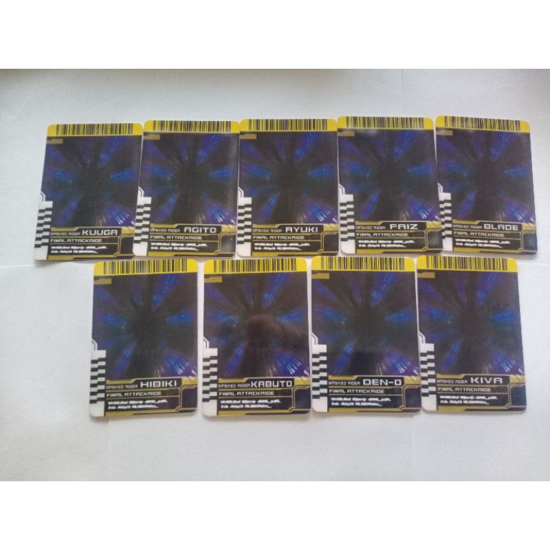 การ์ดโม Kamen raider Decade Final attack ride(Blank) | Shopee Thailand