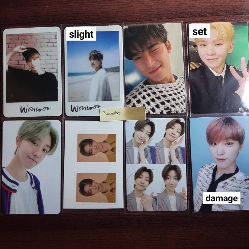 โฟโต้การ์ด Seventeen mingyu wonwoo al1 ดรัมแบนด์ woozi pilot set sg22 ...