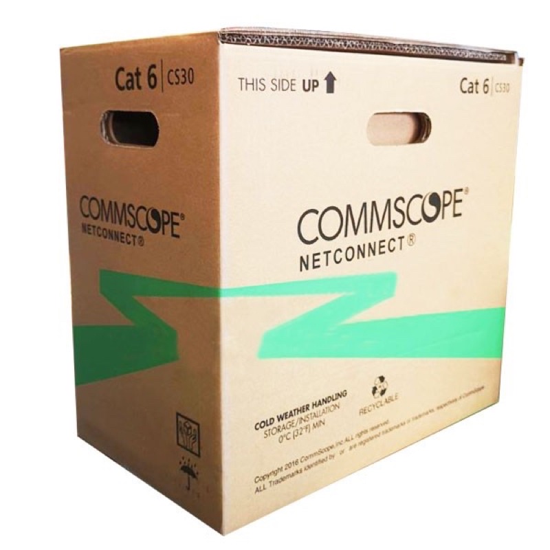COMMSCOPE (AMP) CAT 6 Indoor ขนาด 24 AWG, Bandwidth 600MHz, CM Blue ...