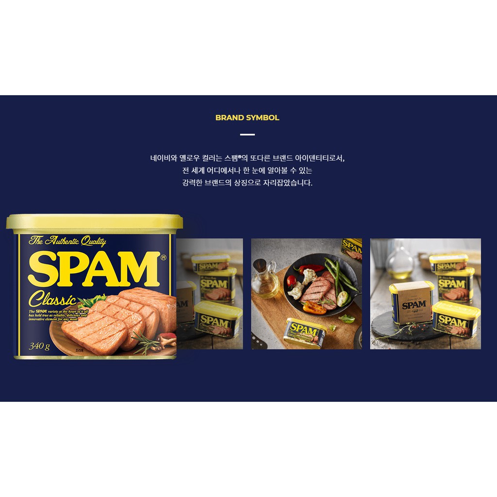 ☸ cj spam สแปม classic 340g 300g 200g light 25% mild หมูแฮมกระป๋องสุดฮิตจากเกาหลี | Shopee Thailand