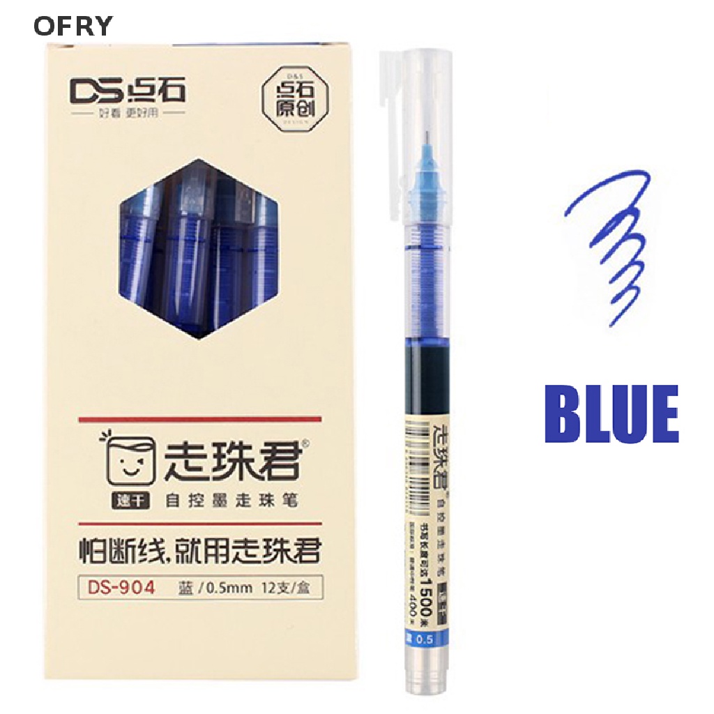OF Quick-Drying Ink 0.5 mm Extra Fine Point Pens Liquid Ink Pen ...