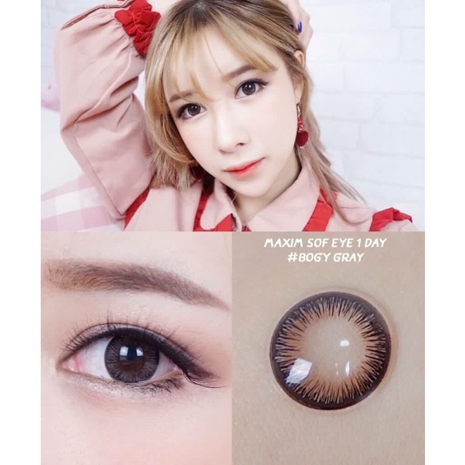 Maxim Sof eye 1 Day Colors คอนแทคเลนส์สี รายวัน ( 5 คู่ 10 ชิ้น ) | Shopee Thailand