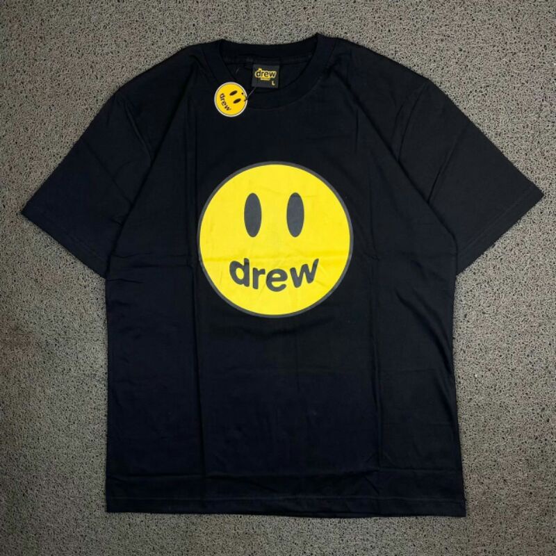 เสื้อยืด พิมพ์ลายโลโก้ Drew SMILE 3 สี | Shopee Thailand