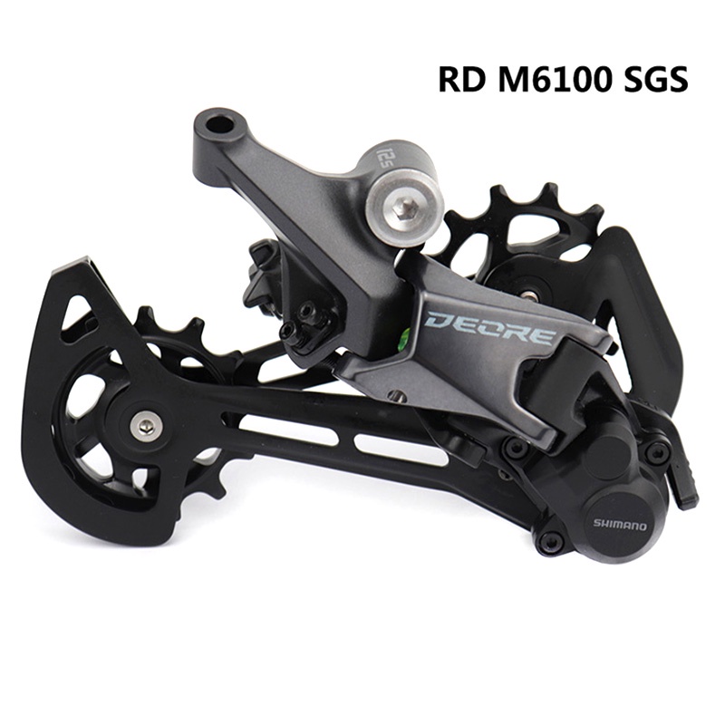 Shimano DEORE M6100 12 Speed Groupset จักรยานเสือภูเขา MTB M6100 คันเกียร์ด้านหลัง Derailleur ...