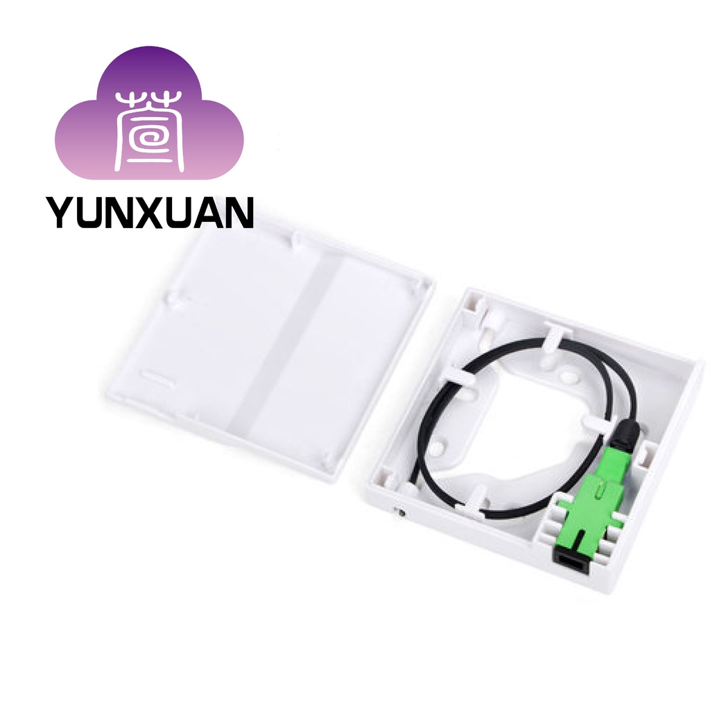 พอร์ตเดียว FTTH ไฟเบอร์ออปติกแผง Terminal Desktop Junction Box | Shopee ...