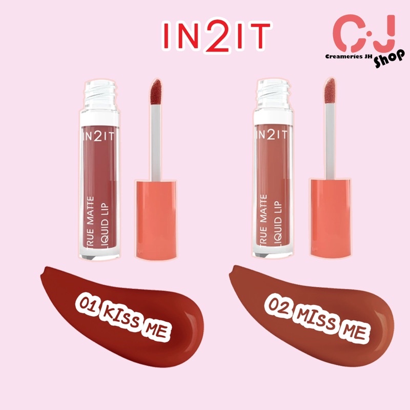 In 2 IT อินทูอิท แท้ ลิปสติก ลิควิดลิปสติกเนื้อแมตท์ ลิป 1g | Shopee ...