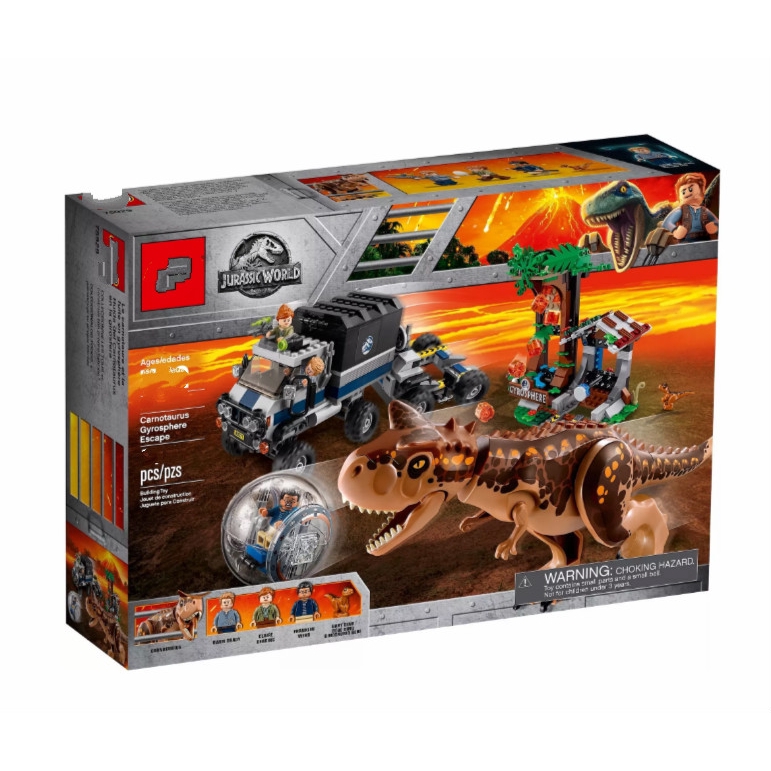 Lego 75929 Carnotaurus Gyrosphere Escape Building Blocks Jurassic World ...