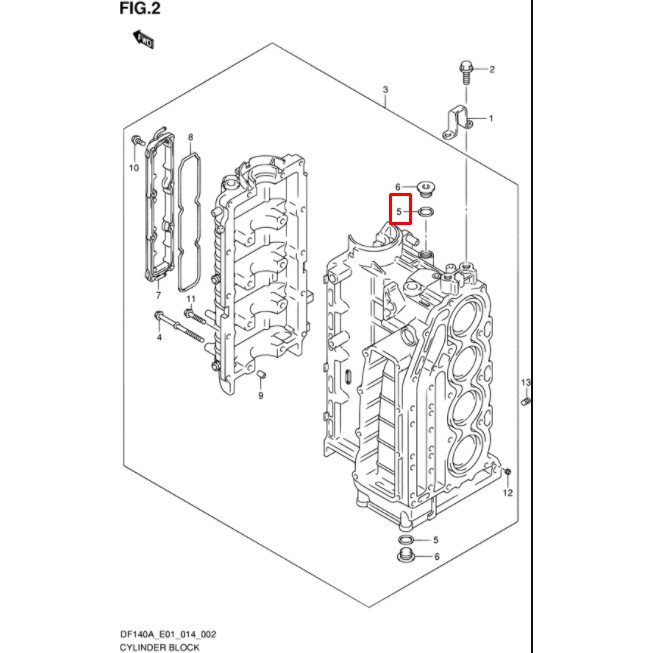 11216-77E00-000 GASKET, M18 PLUG ปะเก็น เครื่องยนต์เรือซุซุกิ Suzuki ...