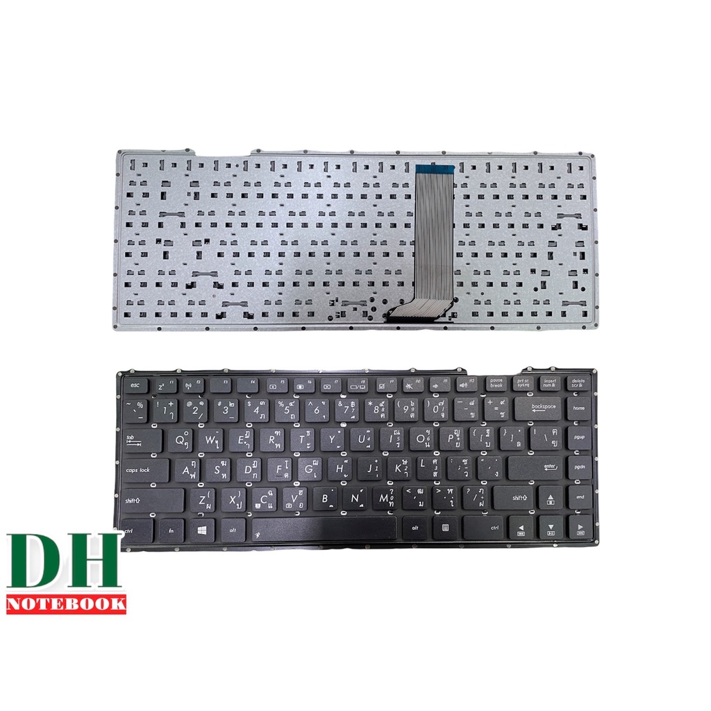 คีย์บอร์ดโน๊ตบุ๊ค keyboard Asus X451 F451C K455 K455L K456U X452 X453S X451C X451 F401E F401 ...
