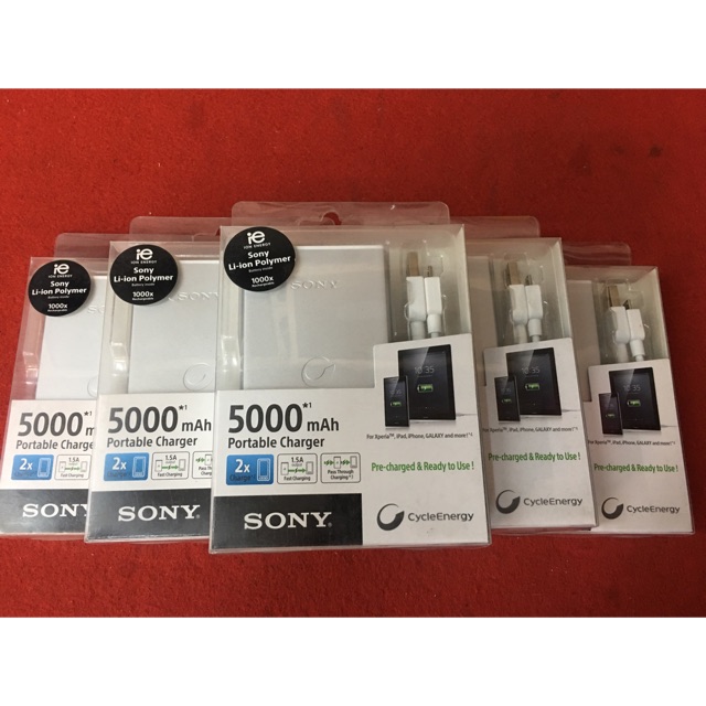 Power Bank Sony 5000 mAh | Shopee Thailand