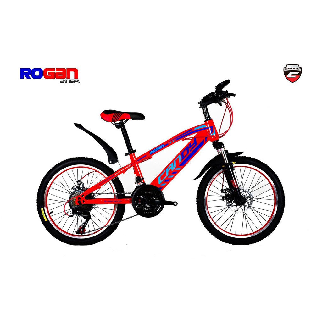 จักรยานเสือภูเขา Richter รุ่น Candy Rogan 20นิ้ว 21sp. แถมฟรีไฟหน้า-ท้าย (มีจัดส่งพร้อมขี่เป็น ...