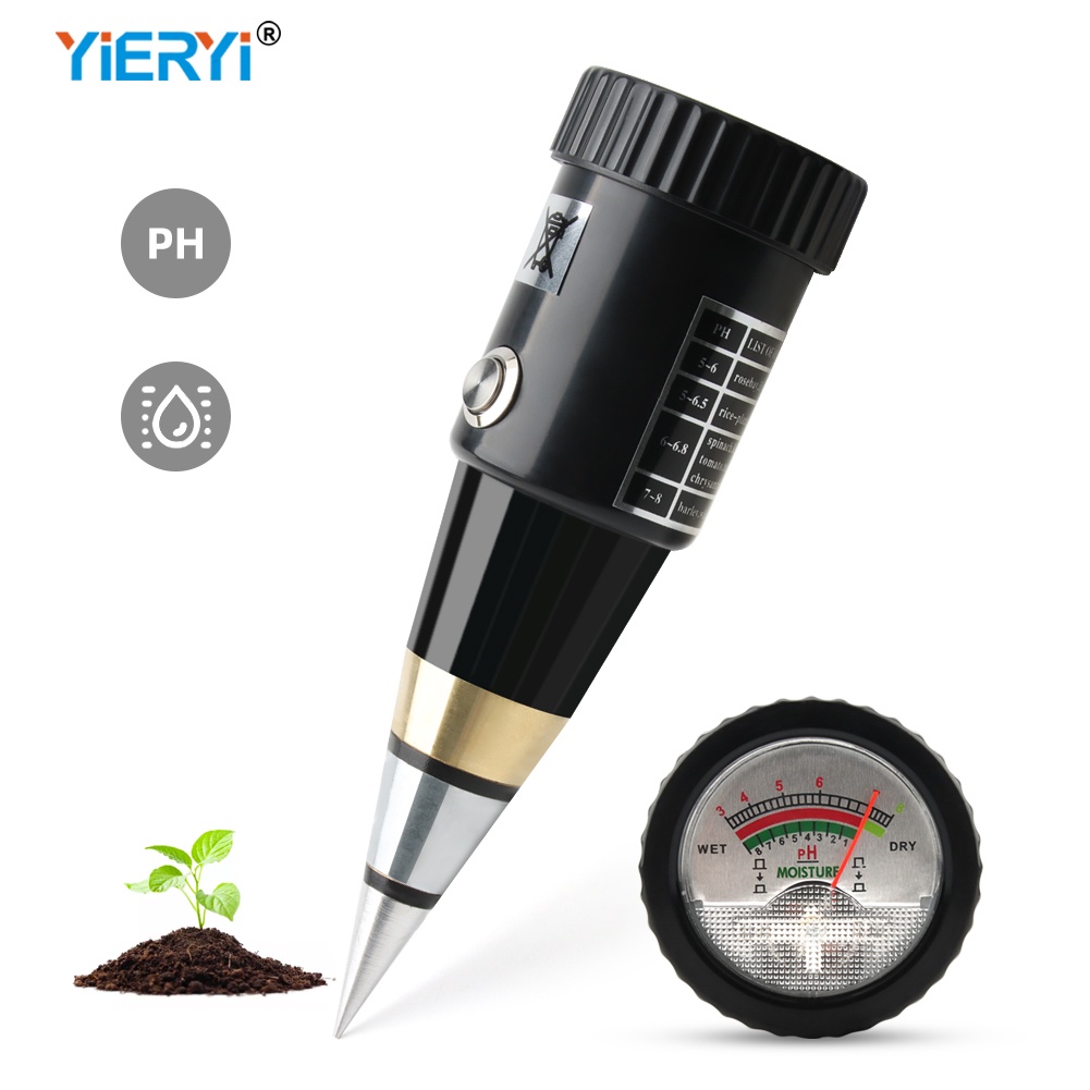 ใหม่ VT-05 เครื่องวัดความชื้นในดิน ค่า PH VT-05 ดิจิทัล PH สําหรับปลูก ...