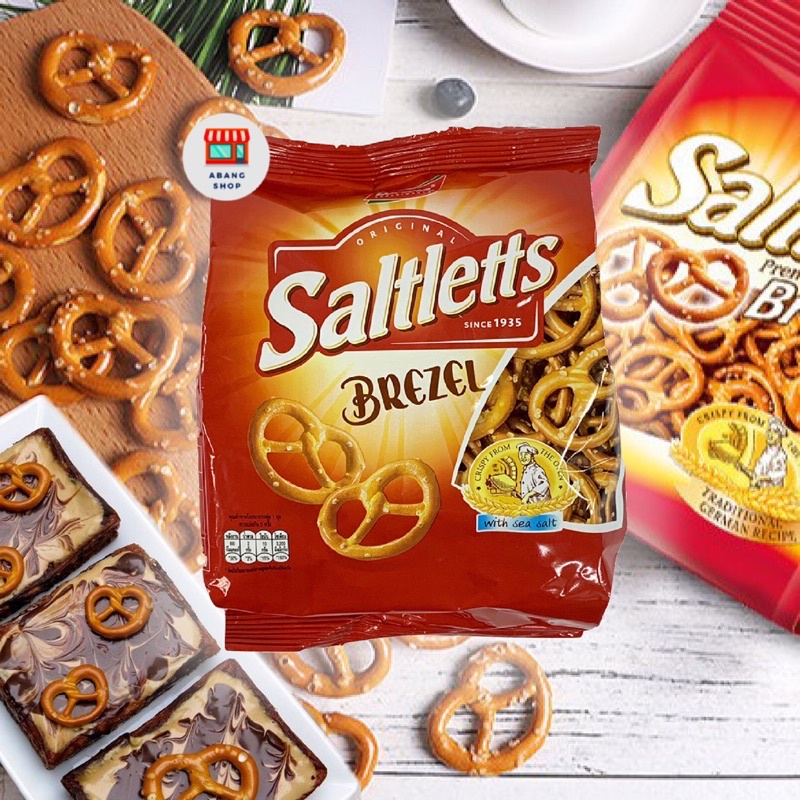 Saltletts Brezel Seasalt 150g ขนมปังอบกรอบ ตราลอเรนต์ | Shopee Thailand