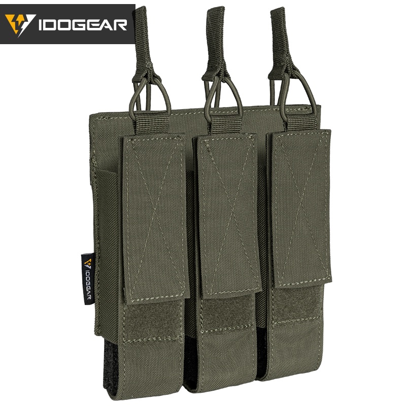 Idogear กระเป๋ายุทธวิธี SMG Triple Magazine Pouch Kriss Mag Carrier ...