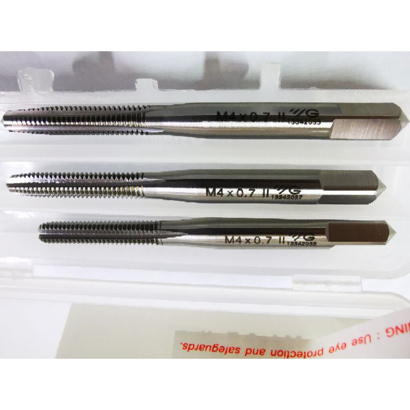 YG HSS-EXT HAND TAPS_M3x0. 7_3ตัว/ชุด | Shopee Thailand