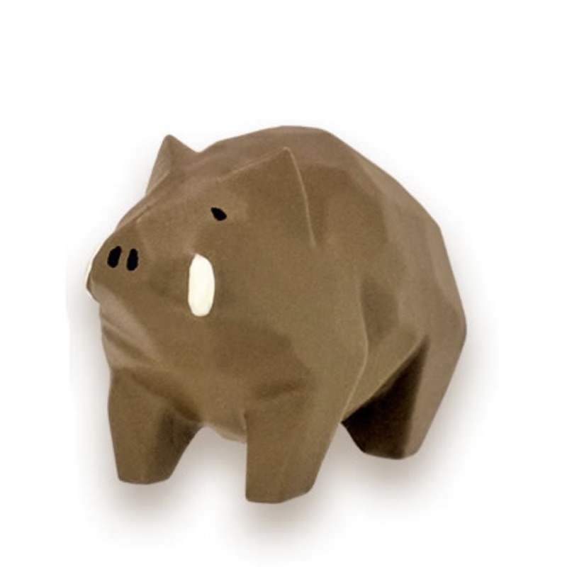 (เลือกแบบ) กาชาปองสัตว์ นาก หมี หมา หมูป่า สมเสร็จ • Qualia Animal ...
