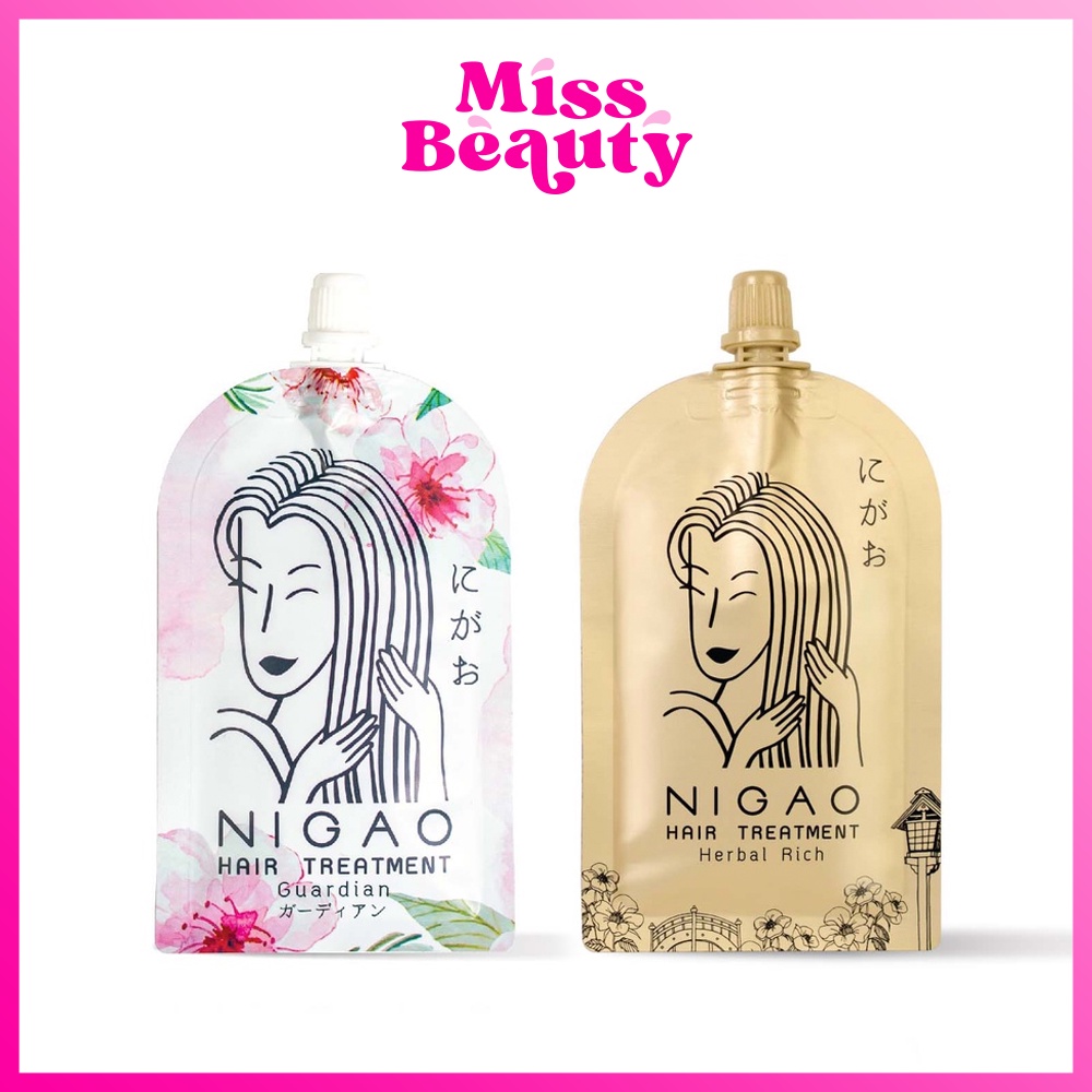 (liveลด50%) (1 ซอง) นิกาโอะ แฮร์ ทรีทเม้นท์ แบบซอง NIGAO Hair Treatment Guardian / Herbal Rich ...