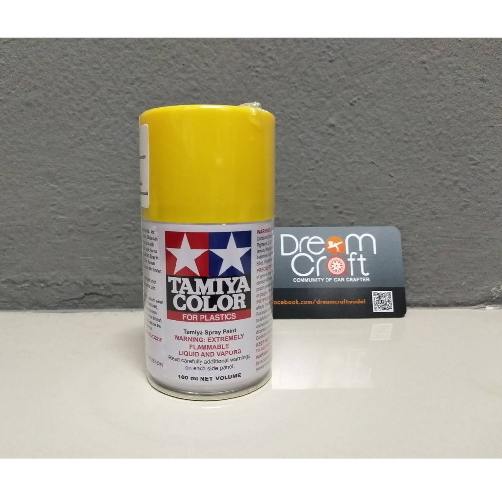 TAMIYA TS-16 Yellow (สีสเปรย์ TS Spray DreamCraft Model) | Shopee Thailand