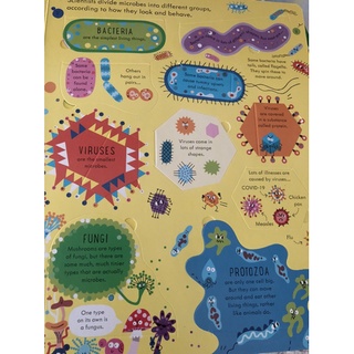 DKTODAY หนังสือ USBORNE SEE INSIDE GERMS (AGE 7+) | Shopee Thailand