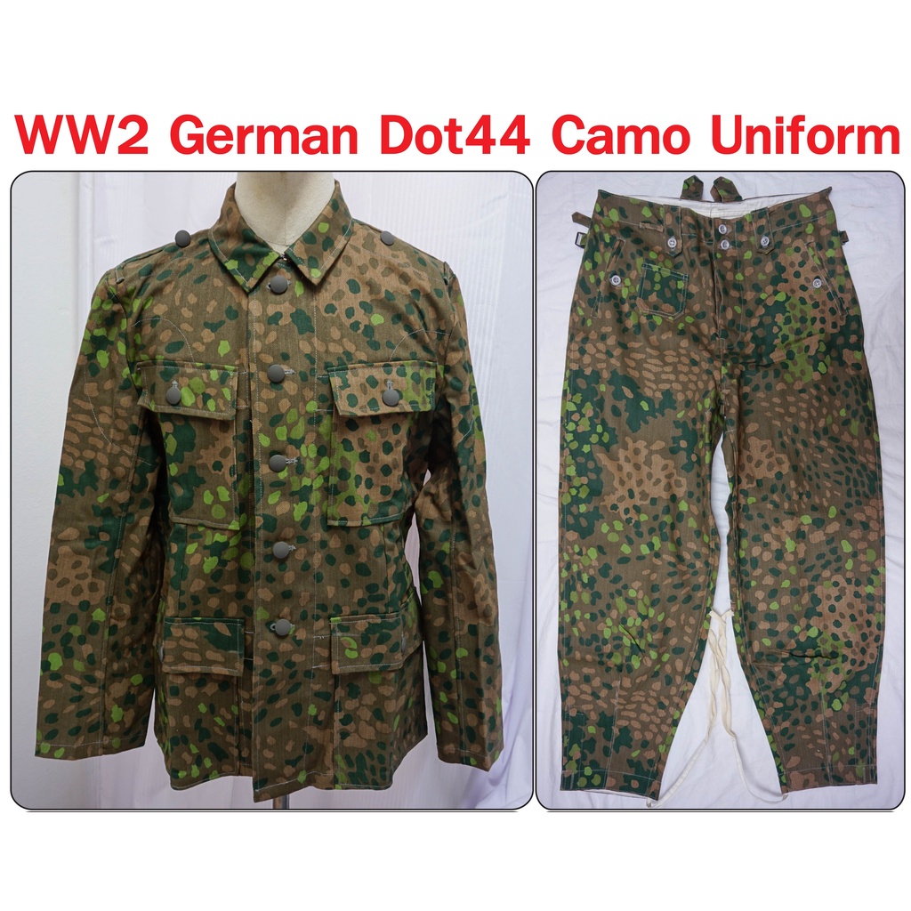 ชุดทหารเยอรมัน German M43 Dot44 Camo Uniform ร้าน BKK Militaria ...