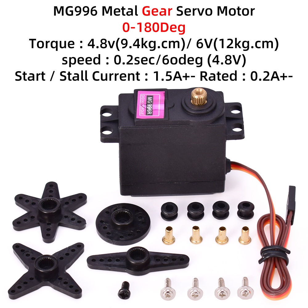 MG995 MG996r SG90 9g MG90s 180° เซอร์โวไมโครมอเตอร์สําหรับเครื่องบินปีก ...